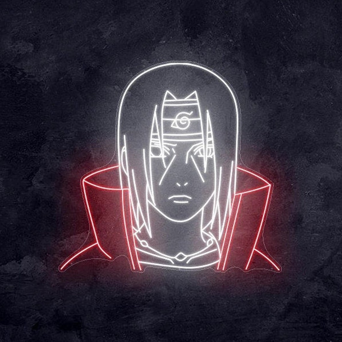 Itachi Uchiha Led Signs Itachi Uchiha Neon Led Sign | Etsy