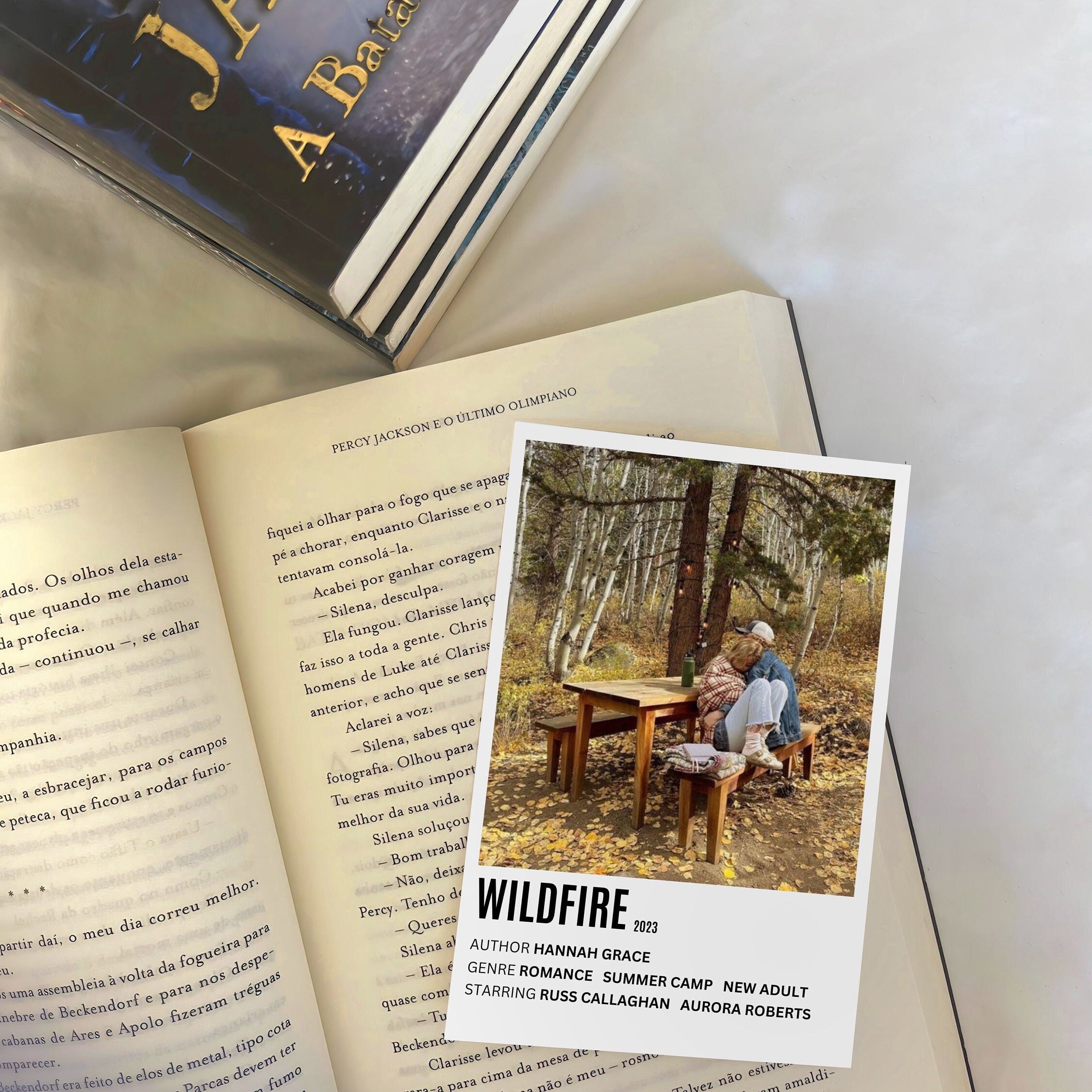 Aesthetic wildfire Polaroid Book Posters// wildfire Book Poster ...