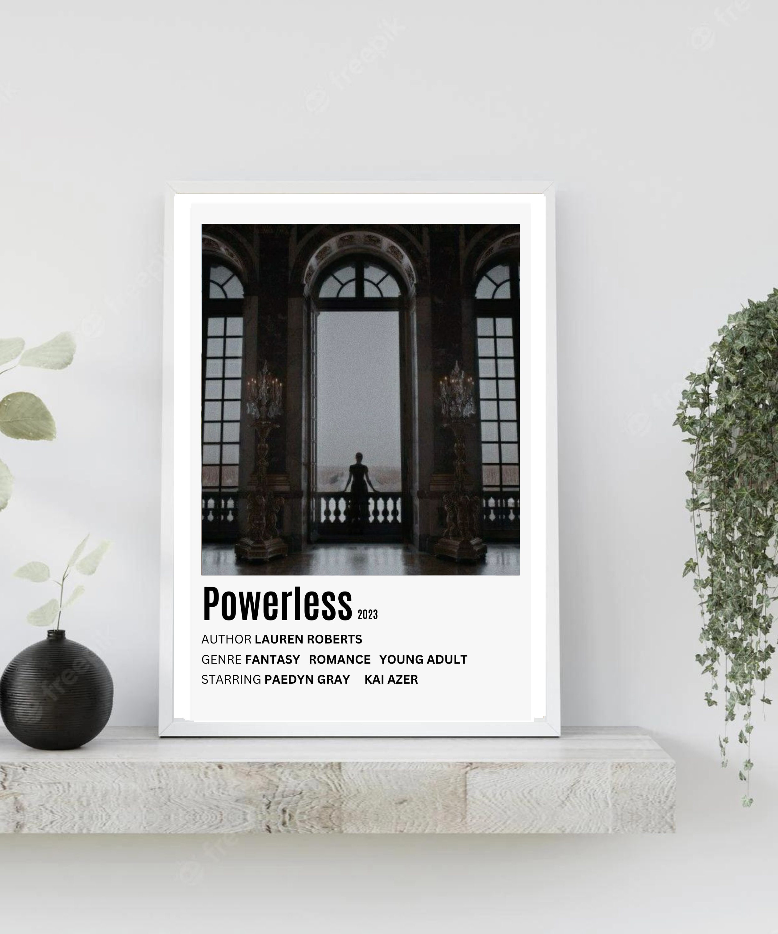 Aesthetic powerless Polaroid Book Posters// powerless by Lauren Roberts ...
