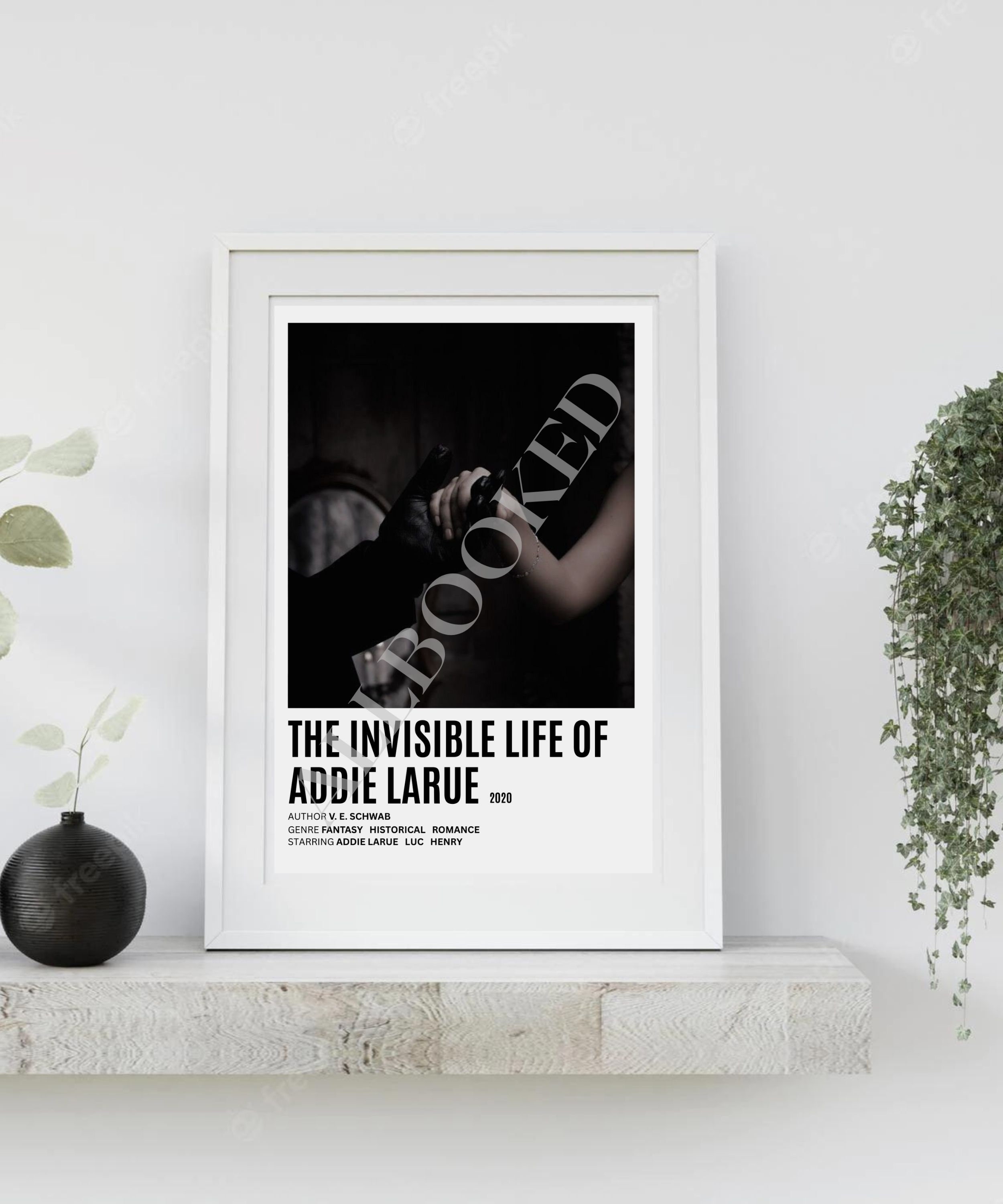 Aesthetic "the Invisible Life of Addie Larue" Polaroid Book Posters ...