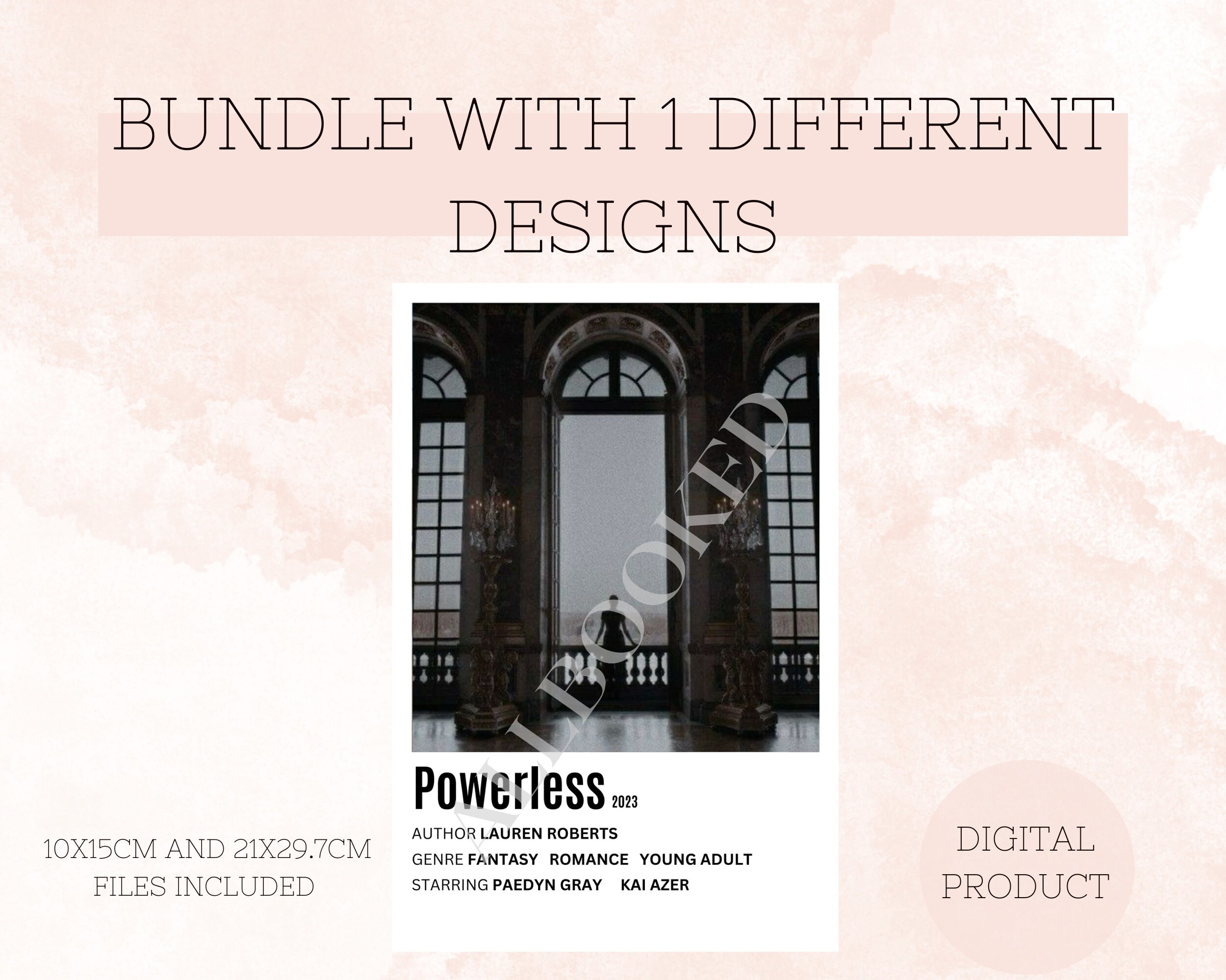 Aesthetic powerless Polaroid Book Posters// powerless by Lauren Roberts ...