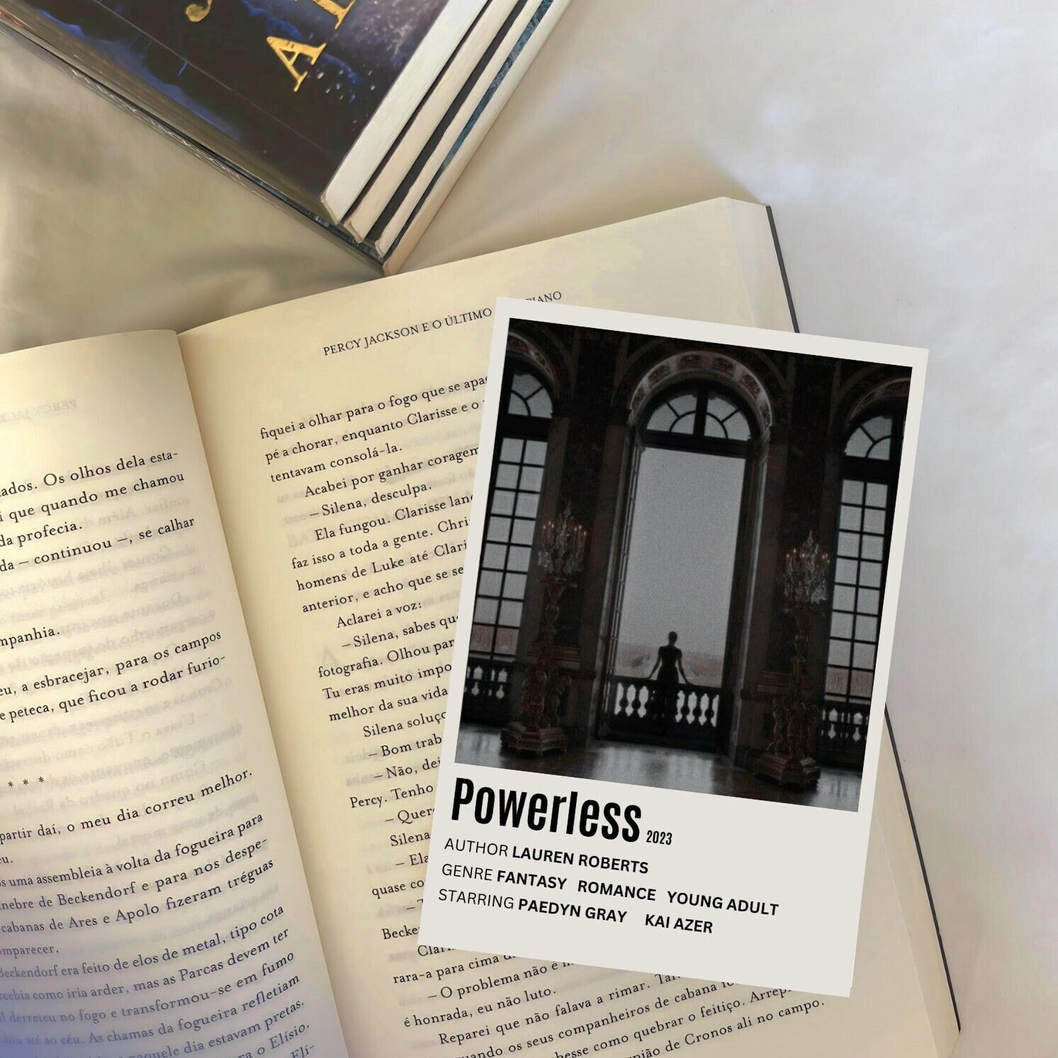 Aesthetic powerless Polaroid Book Posters// powerless by Lauren Roberts ...