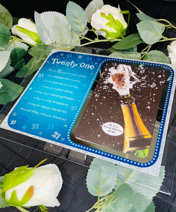 21st Birthday Photo Frame - Etsy