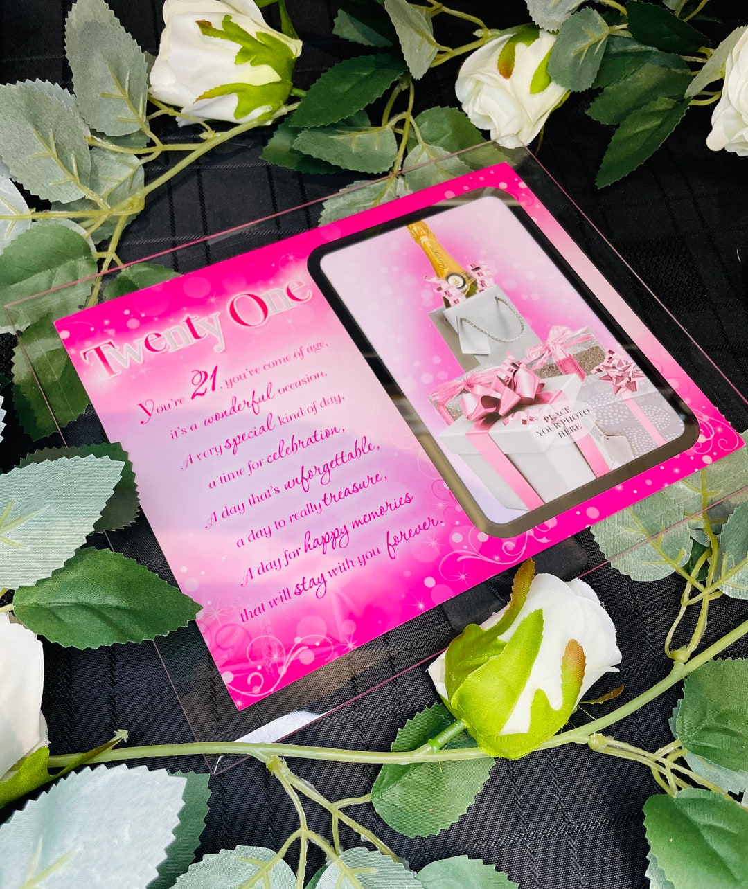 21st Birthday Photo Frame - Etsy