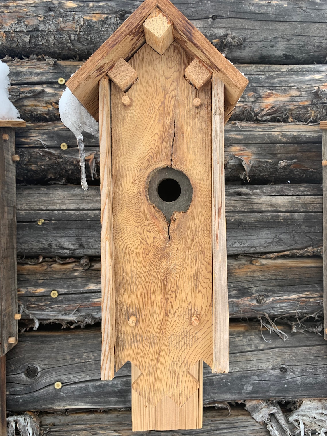 Handmade Rustic Wren Birdhouse - Etsy