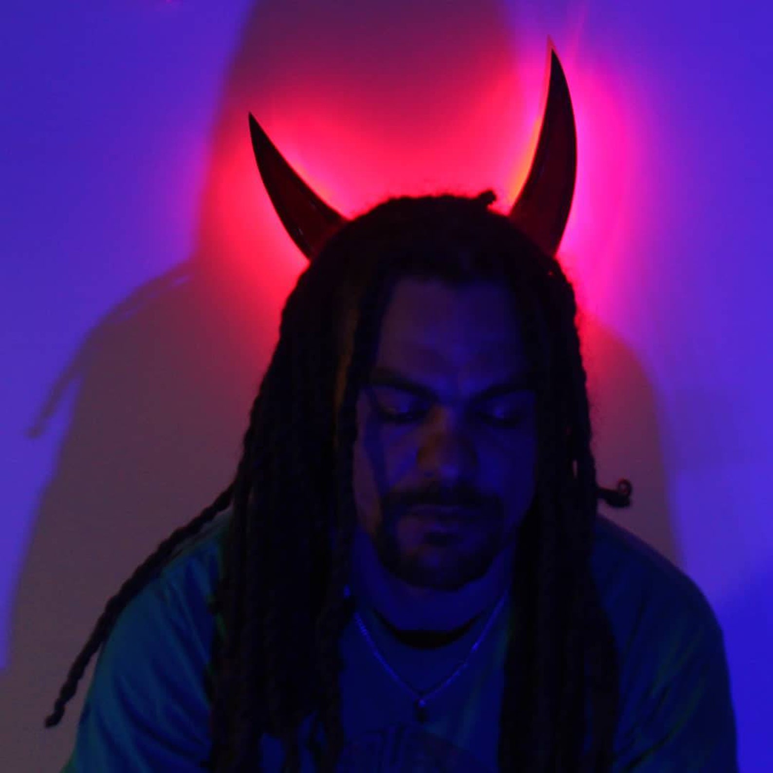 Neon Light Sign Devil Horns. Large 80cms. Art Club Bar Decor. Gameroom ...