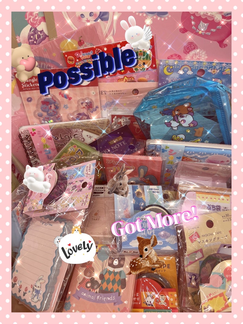 Kawaii Mystery Box Kawaii Mystery Plush Box Cute Mystery - Etsy