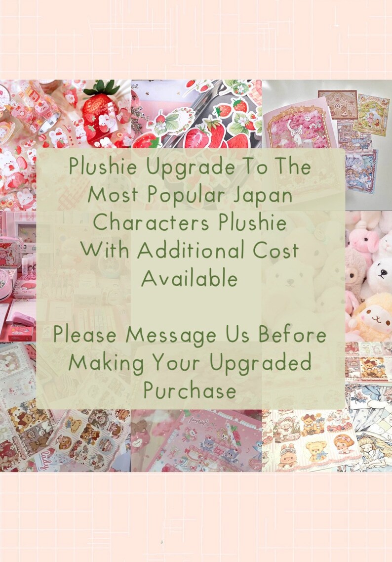 Kawaii Mystery Box Kawaii Mystery Plush Box Cute Mystery - Etsy