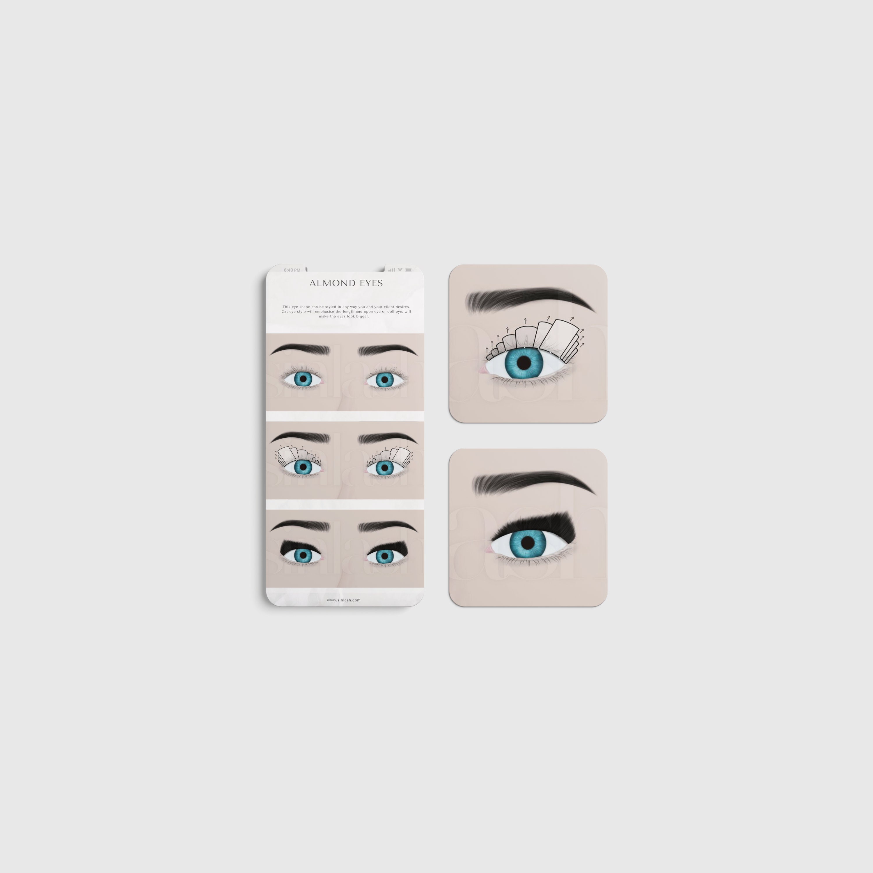 Lash Cheat Sheet Eye Shapes & Styling Lash Mapping Digital Lash Styles ...