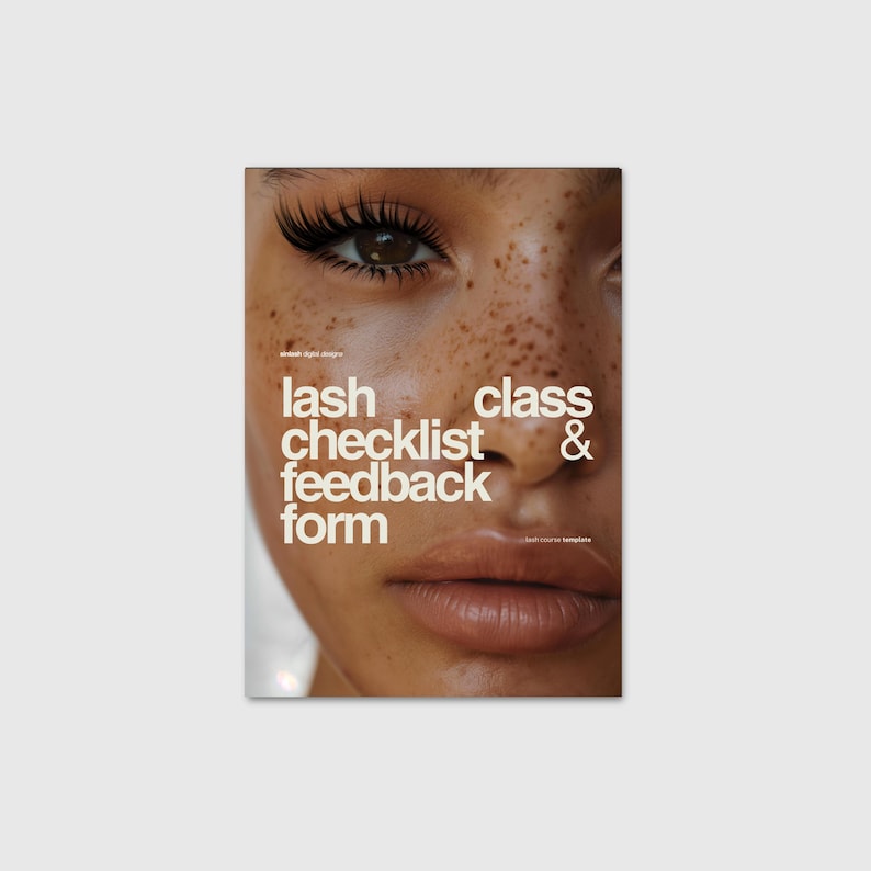 Lash Class Checklist & Feedback Form Templates (editable PDF) - Etsy