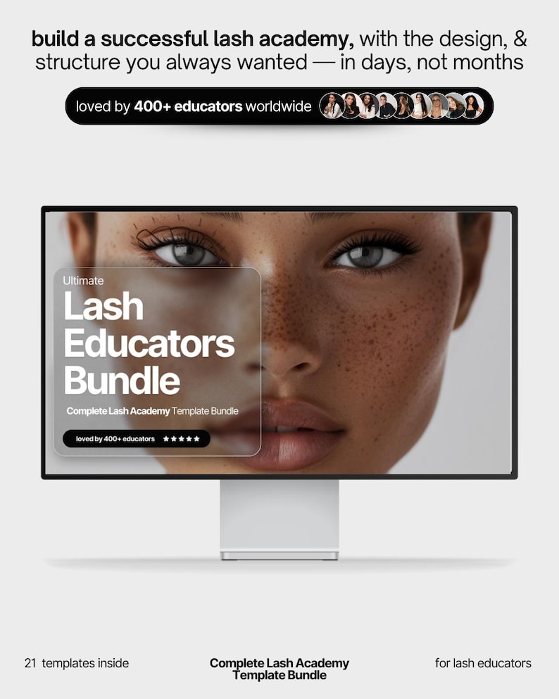 Complete Lash Educators Bundle | Full Eyelash Course Template System - Etsy