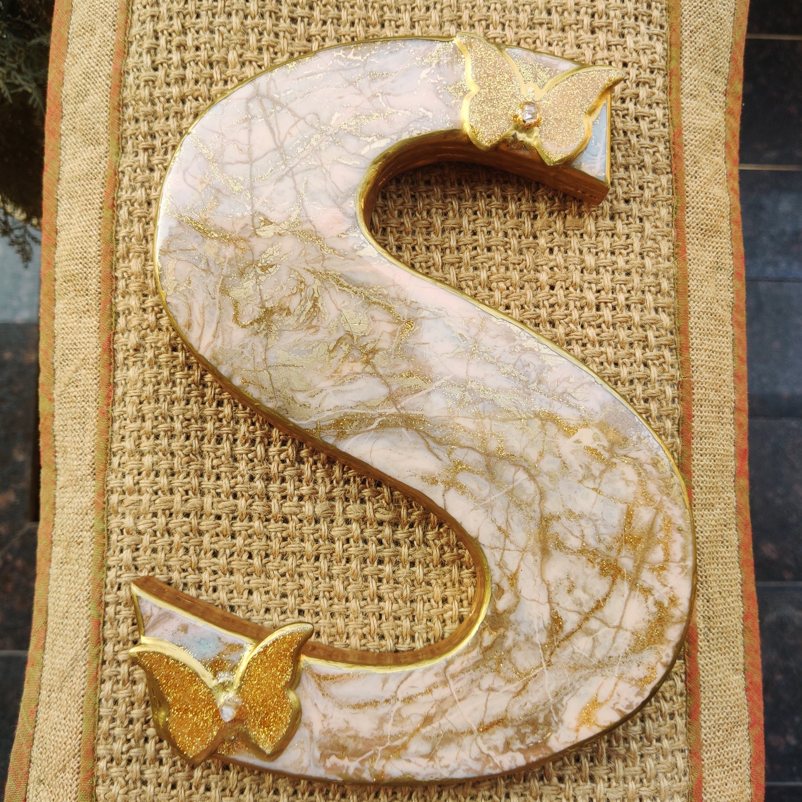 Letter / Alphabet Initial Handmade Resin - Etsy