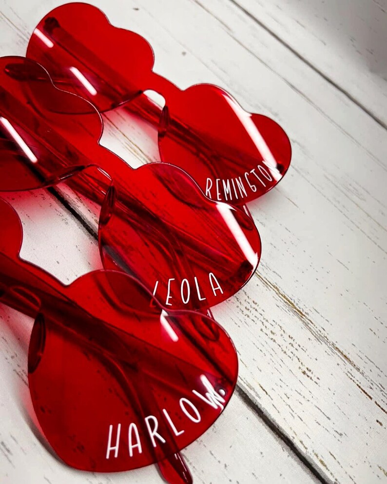 Personalized Heart Sunnies Sunglasses Valentines Day - Etsy