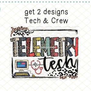 Telemetry Tech Png, Telemetry Crew Png, Vintage Telemetry Nurse Png ...