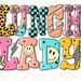 Retro Groovy Lunch Lady Png, Lunch Lady Groovy Summer Letter Doodle Png ...