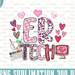 Valentine Er Tech Png, Emergency Room Png, ER Valentines Day, ER Tech ...