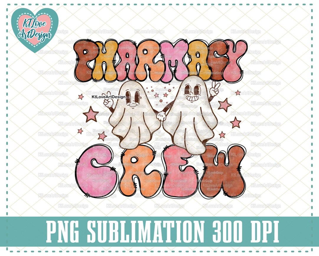 Pharmacy Crew PNG, Retro Pharmacy, Pharmacy Tech Fall, Retro Halloween ...