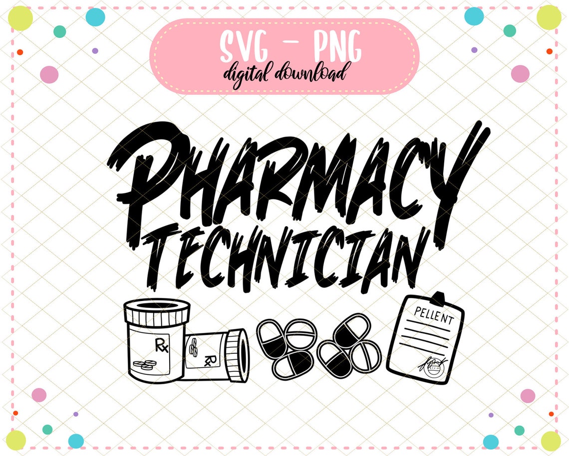 Pharmacy Technician Svg Pharmacist Pharmacy Tech Svg Love - Etsy