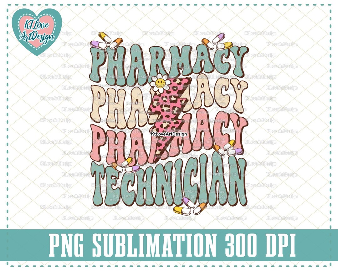 Retro Fall Pharmacy PNG, Pharmacy Lightning Bolt, Pharmacy Technician ...