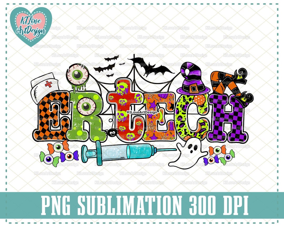 Spooky Er Tech Png, Emergency Room Png, ER Halloween, ER Tech Png ...