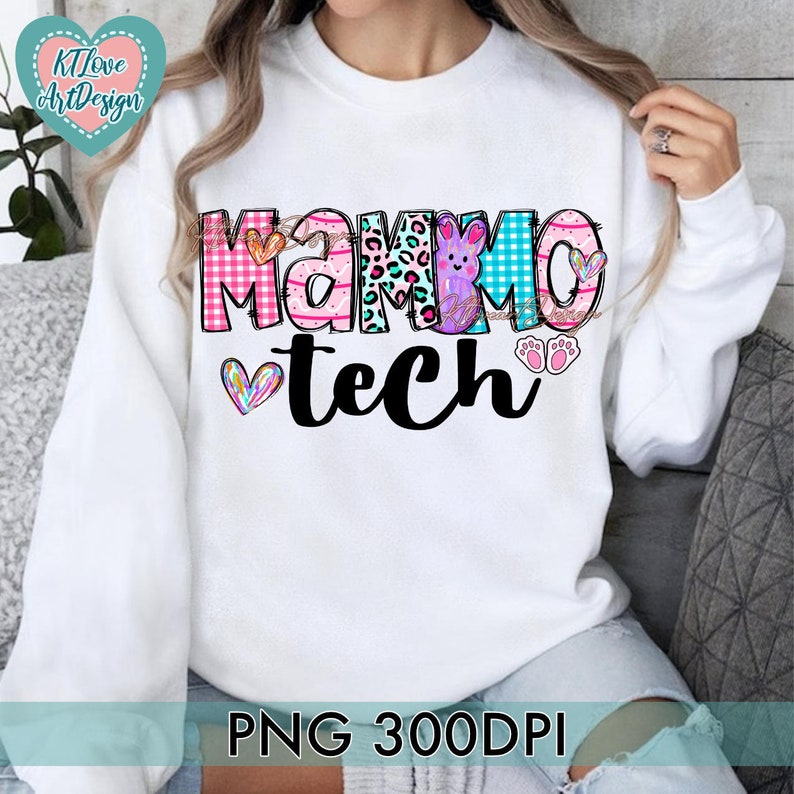 Easter Bunny Mammo Tech Png, Happy Easter Radiology, Mammo Png ...