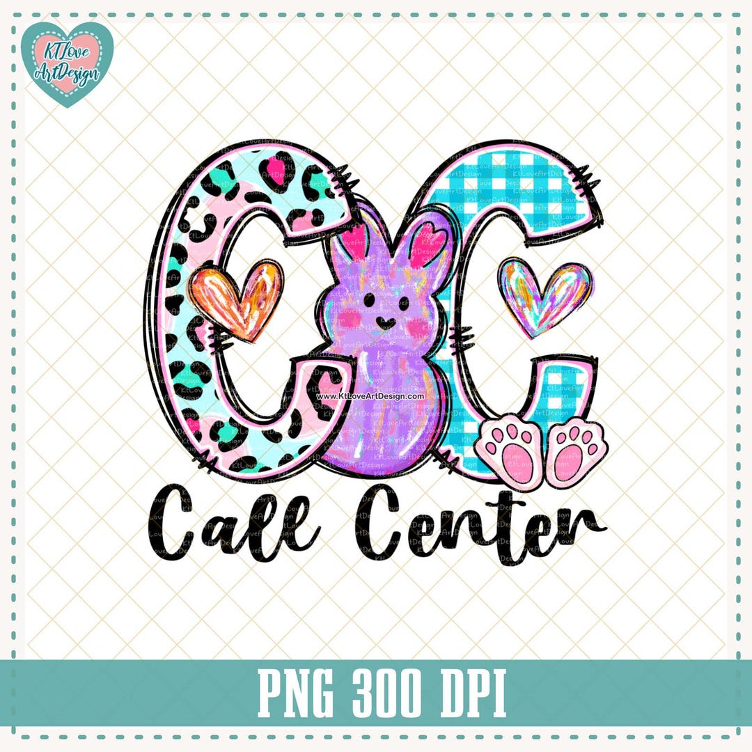 Easter Bunny CC Call Center Png, Call Center PNG, Happy Easter ...