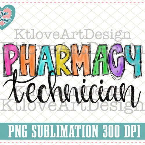 CPHT Certified Pharmacy Technician Png Sublimation Design - Etsy