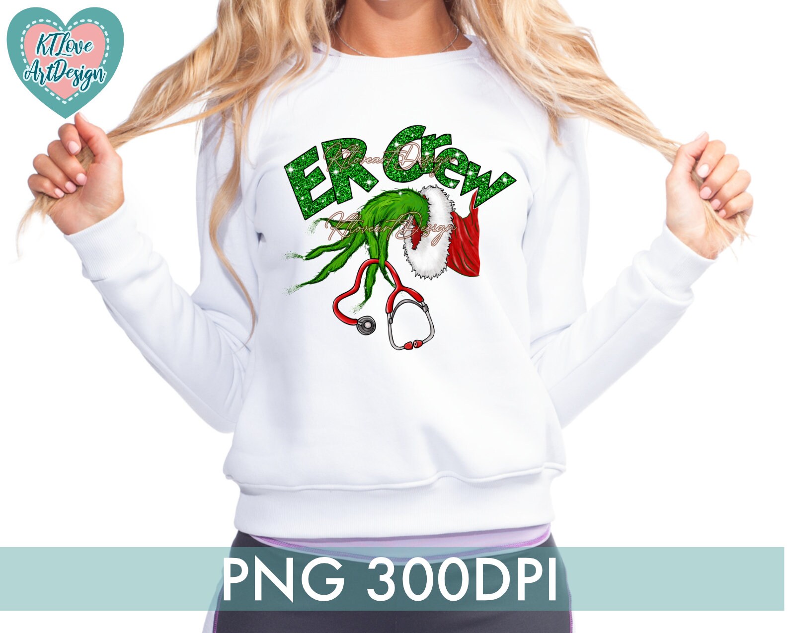 Emergency Room Png ER Crew Christmas Clinic Christmas Nurse - Etsy