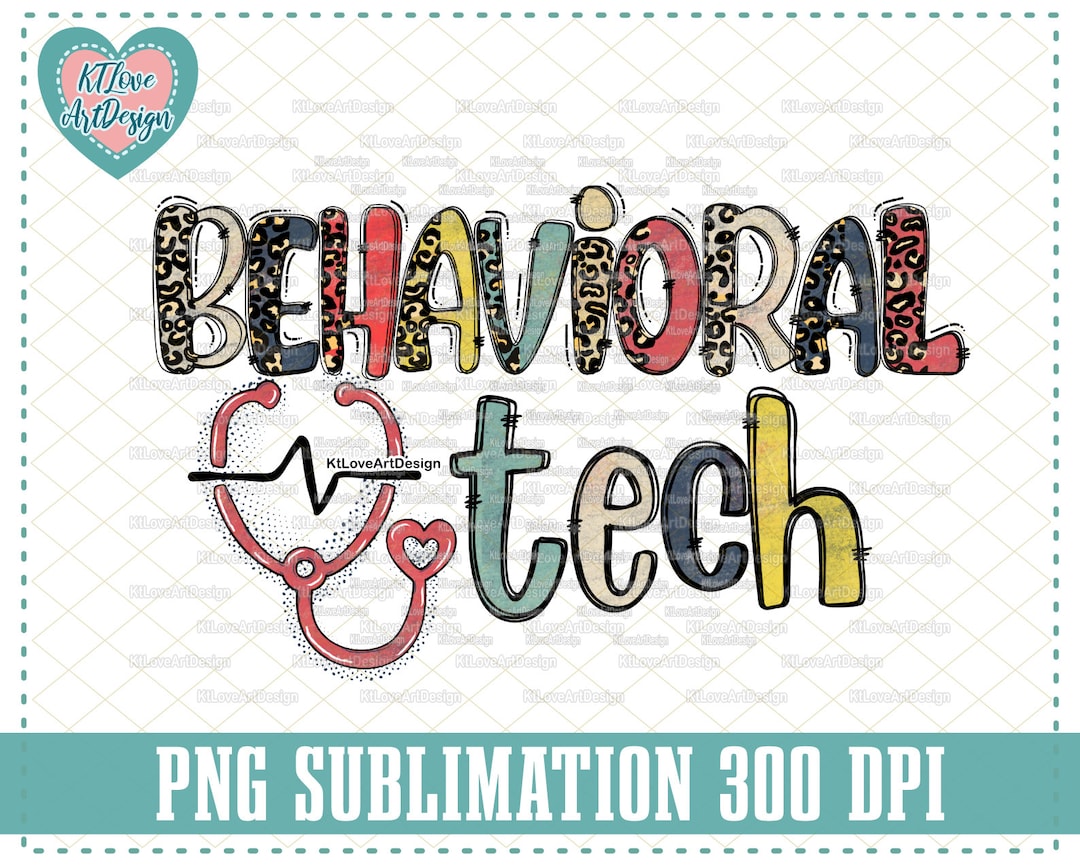 Behavioral Tech Png Behavioral Technician Mental Health - Etsy