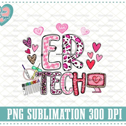 Valentine Er Tech Png Emergency Room Png ER Valentines Day - Etsy