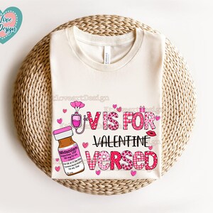 Valentine Nurse PNG: V is for Versed, Pharmacist Design (digital ...