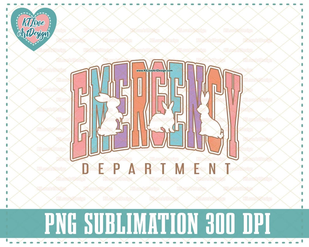 Easter Bunny Emergency Department Png - Happy Easter ER Png - Varsity ...