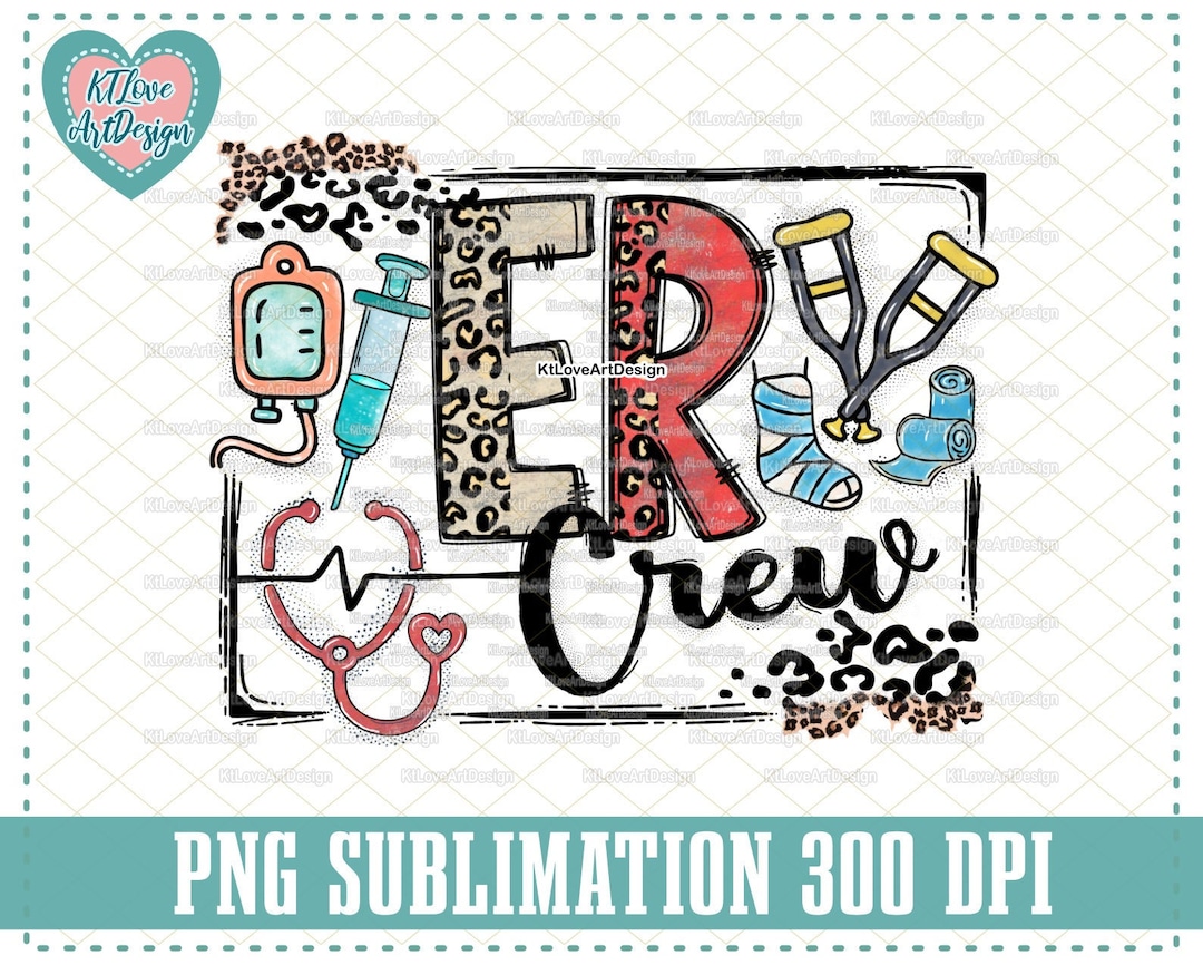 Emergency Room Png, ER Crew, Vintage Clinic, Nurse Png, Leopard ...