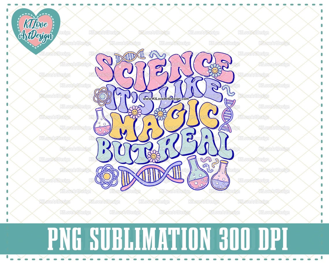 Science is Real Science Teacher Png Teacher Science Png - Etsy