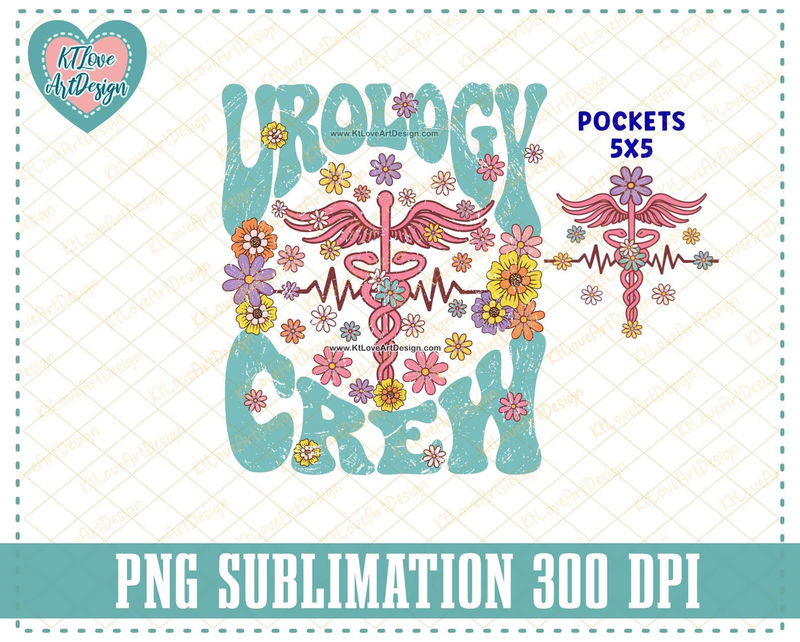 Urology Retro Flower Png, Urology Crew Png, Retro Flower Nurse PNG ...