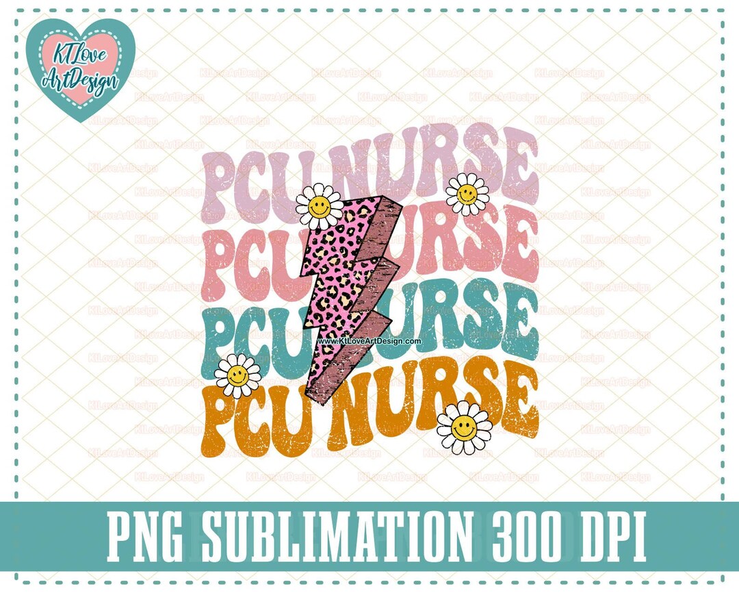 PCU Nurse Lightning Bolt Png, Wavy Pcu Nurse Png, Progressive Care Unit ...
