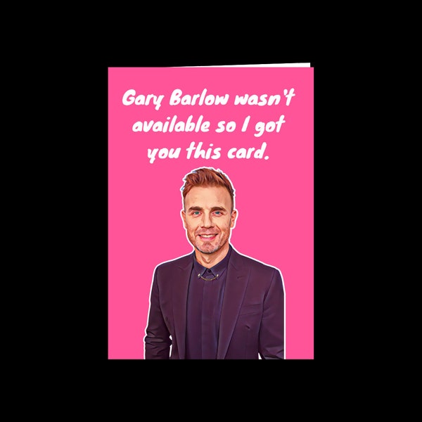 Gary Birthday Card - Etsy Singapore