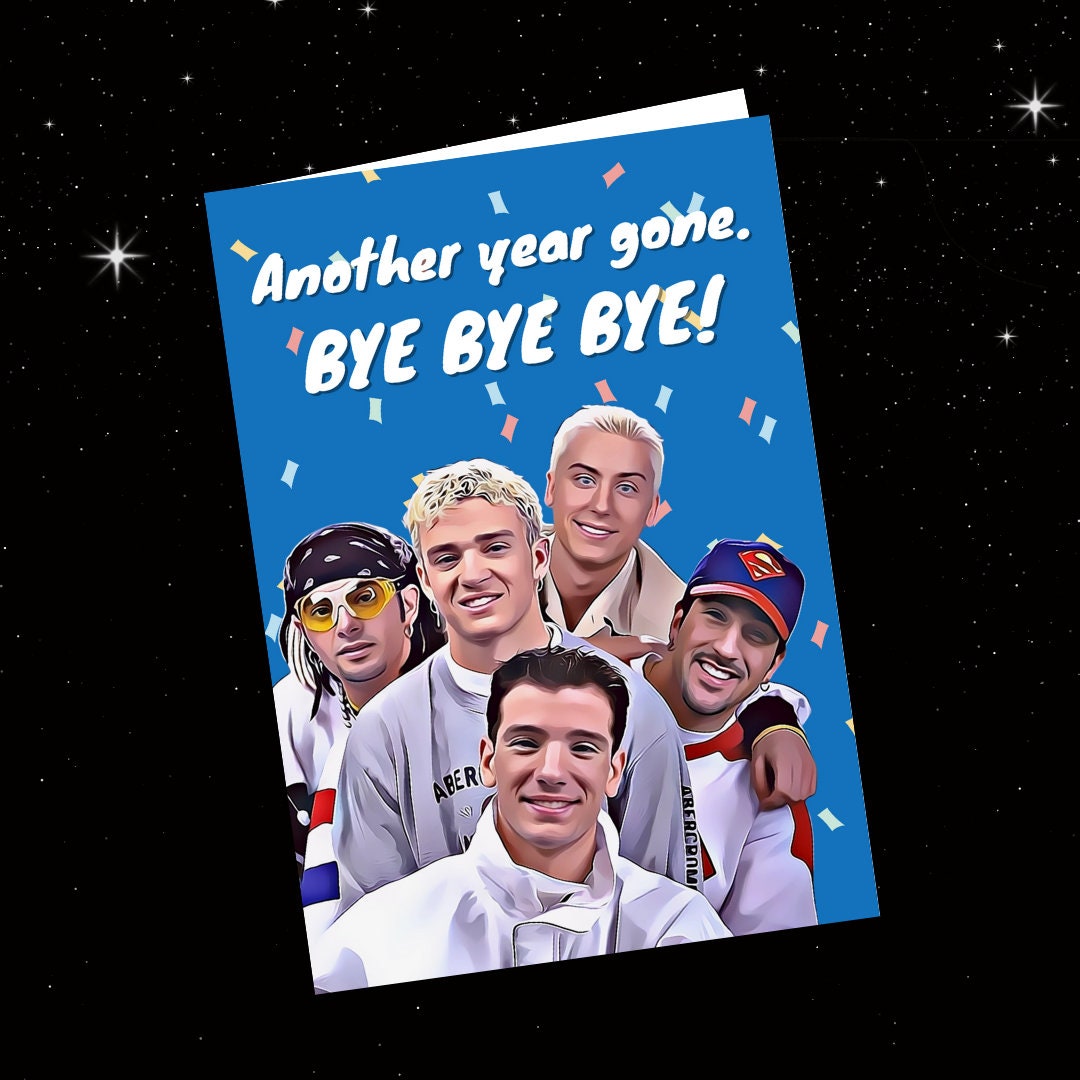 NSYNC Happy Birthday Greeting Card Justin Timberlake - Etsy
