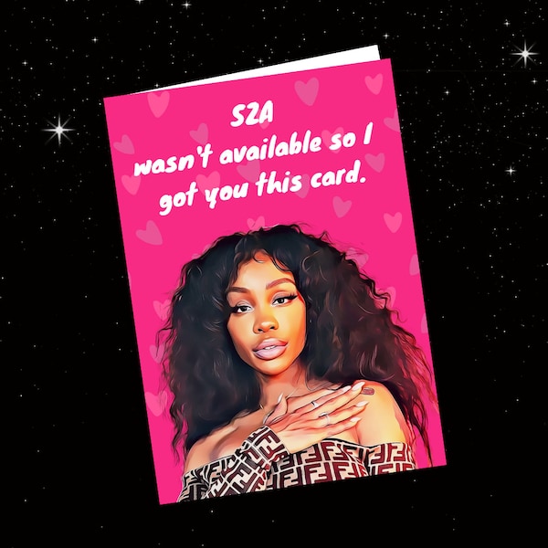 Sza birthday card - Etsy Österreich