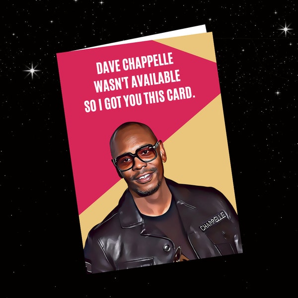 Dave Chappelle - Etsy
