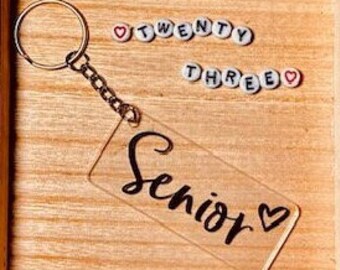 High School Senior Keychain, Class of 2023, Graduation Gift, Freshman ...
