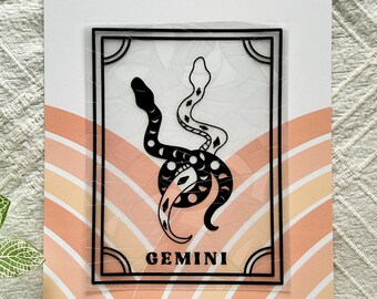 Gemini Woman Sticker - Etsy