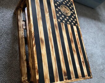 American Flag Coffee Table - Etsy