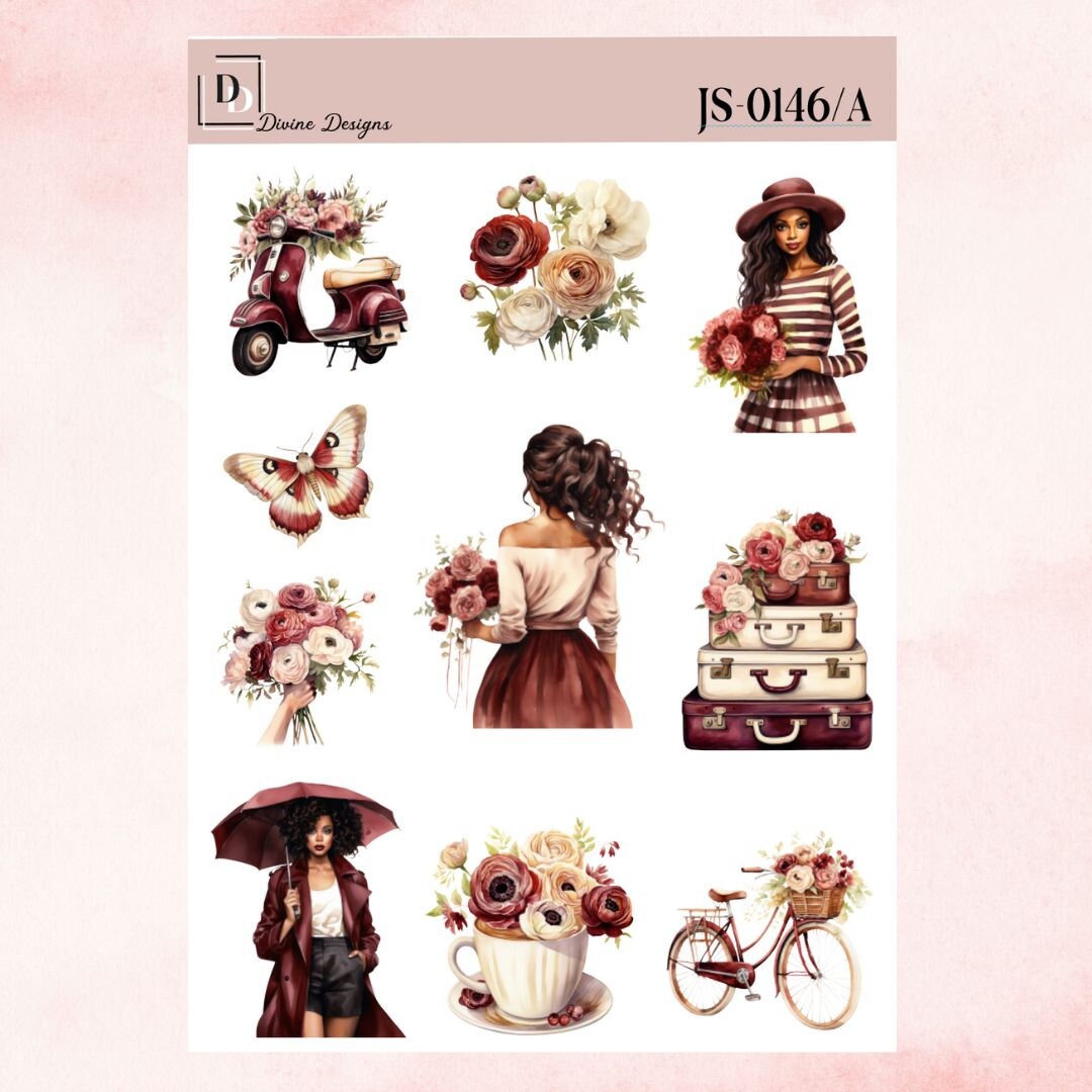 Journal Sticker Sheet Bullet Journal Stickers Journaling Stickers ...