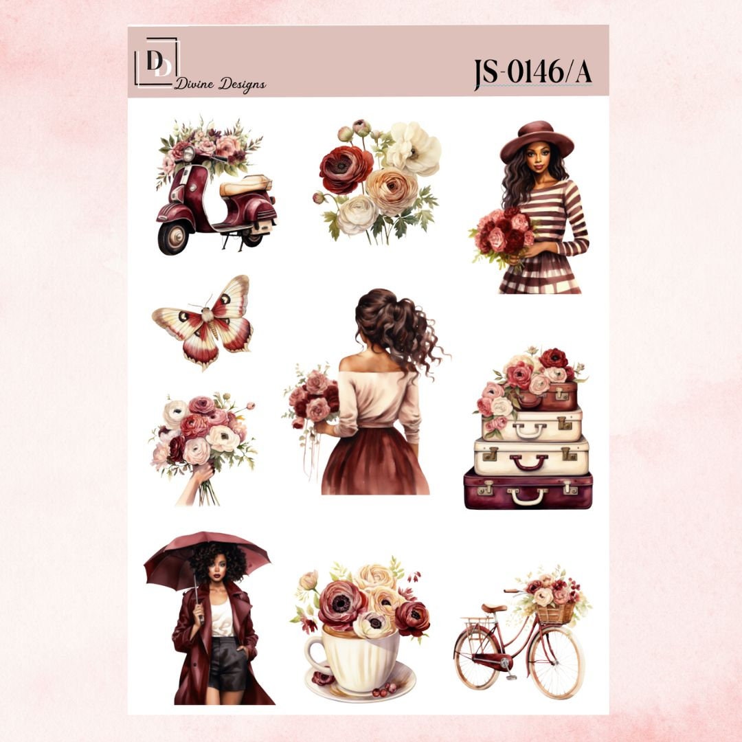 Journal Sticker Sheet Bullet Journal Stickers Journaling Stickers ...