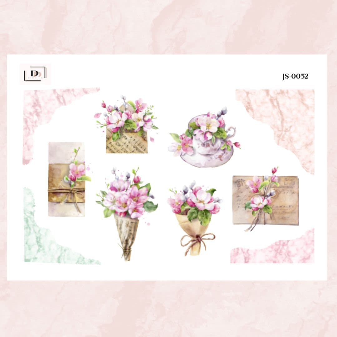 Journal Sticker Sheet, Bullet Journal Stickers, Journaling Stickers ...