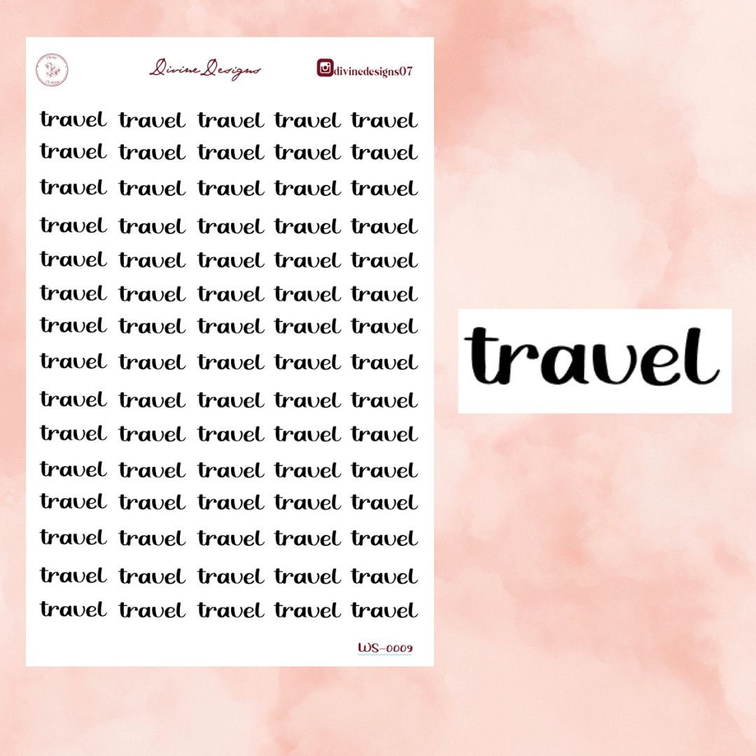 Planner Script Stickers Foiled Script Stickers Foiled Planner Stickers ...