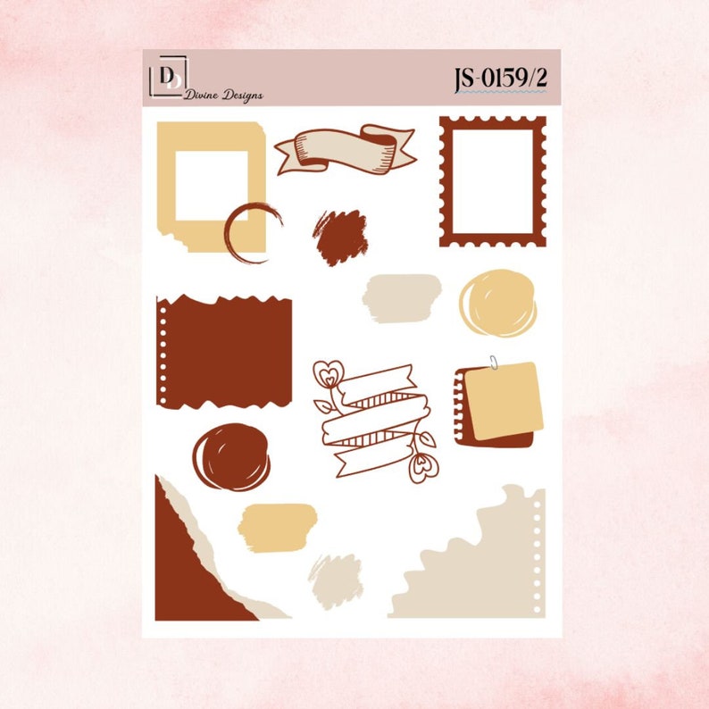 Journal Sticker Sheet Bullet Journal Stickers Journaling Stickers Deco ...