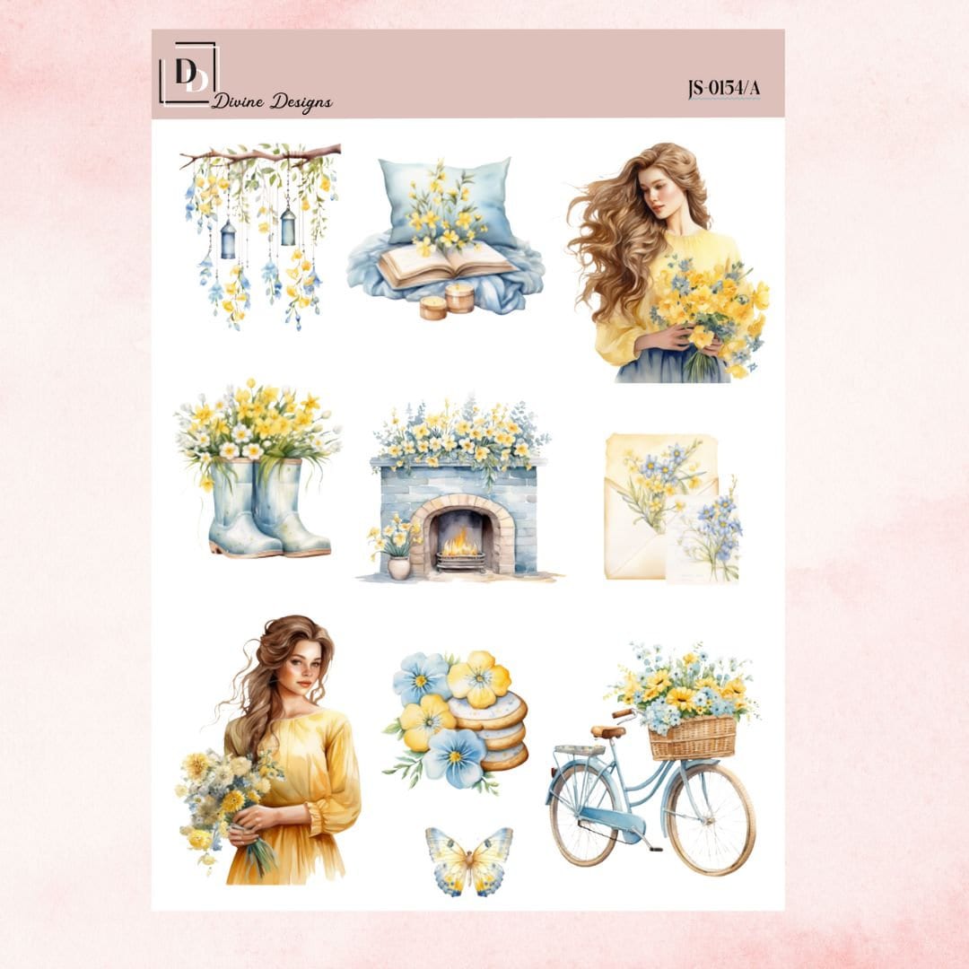 Journal Sticker Sheet Bullet Journal Stickers Journaling Stickers ...