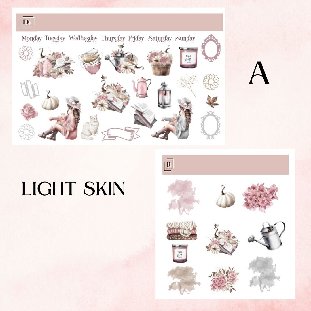 Journal Sticker Sheet Bullet Journal Stickers Journaling Stickers Fall ...